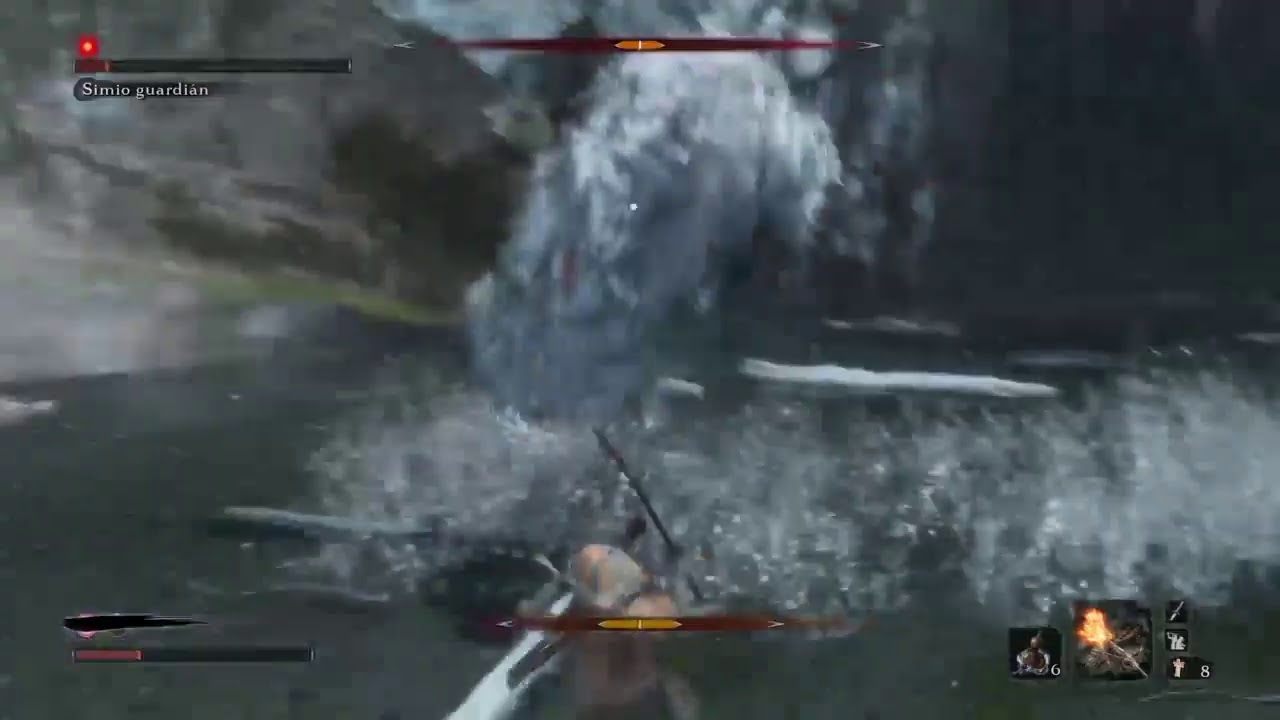 Sekiro vs mono guardián - YouTube