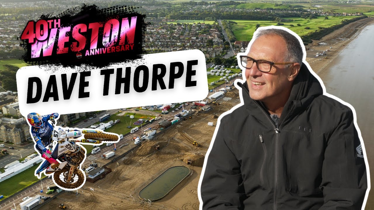 Dave Thorpe | 35 Years on from his first Weston Beach Race - YouTube