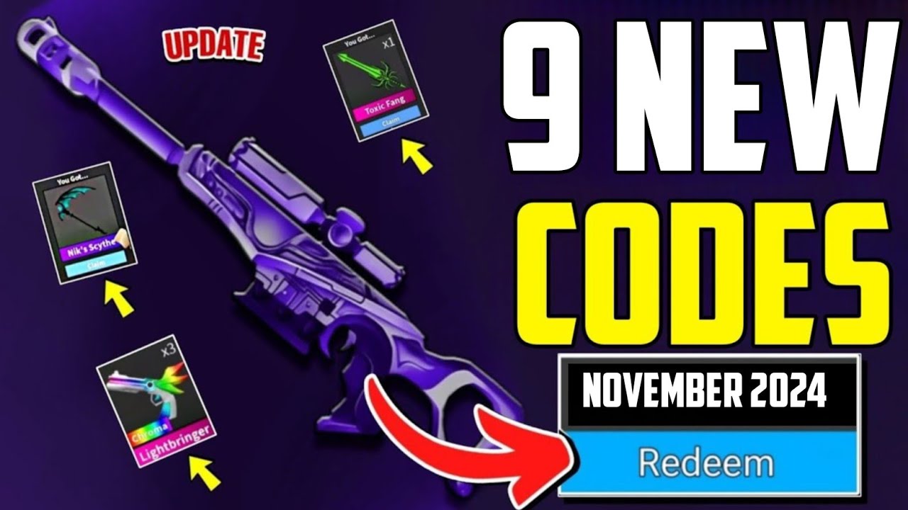 ALL UPDATE NEW⚡MURDER MYSTERY 2 CODES OCTOBER 2024 | ROBLOX MM2 CODES ...