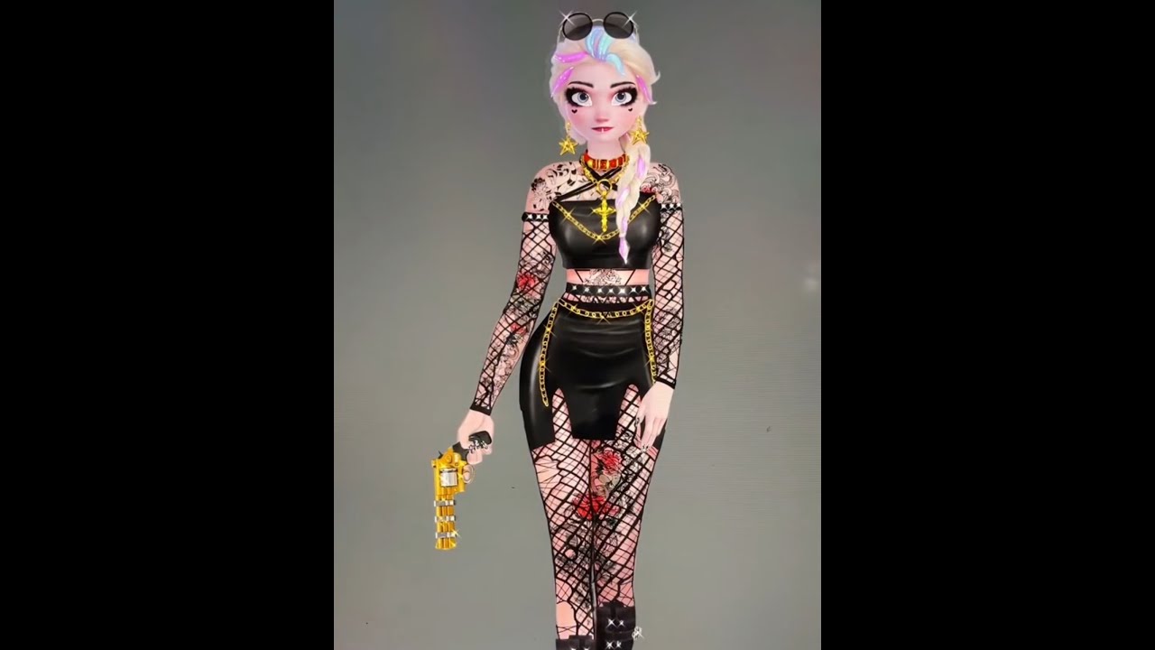 Frozen Princess Elsa transforms into a gangster girl! - YouTube