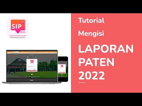 Tutorial mengisi Laporan PATEN melalui SIP 2022 - YouTube