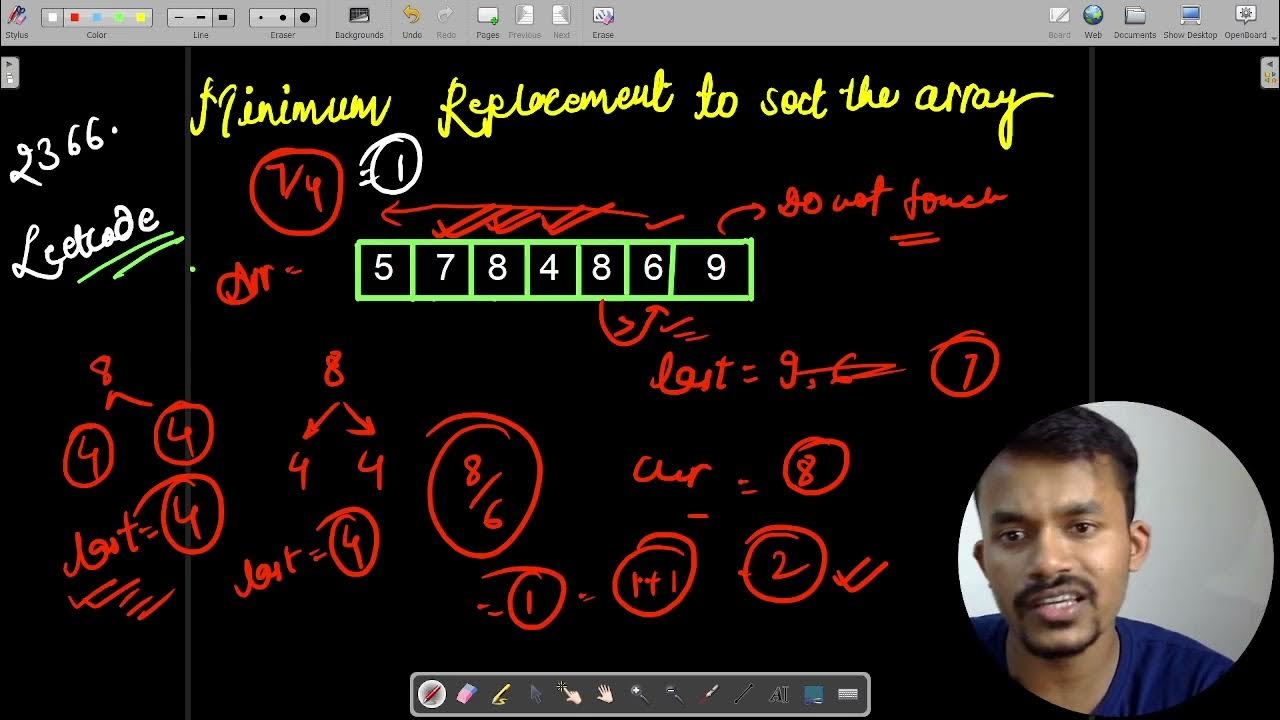 2366 Minimum Replacements To Sort The Array 🧐 Youtube