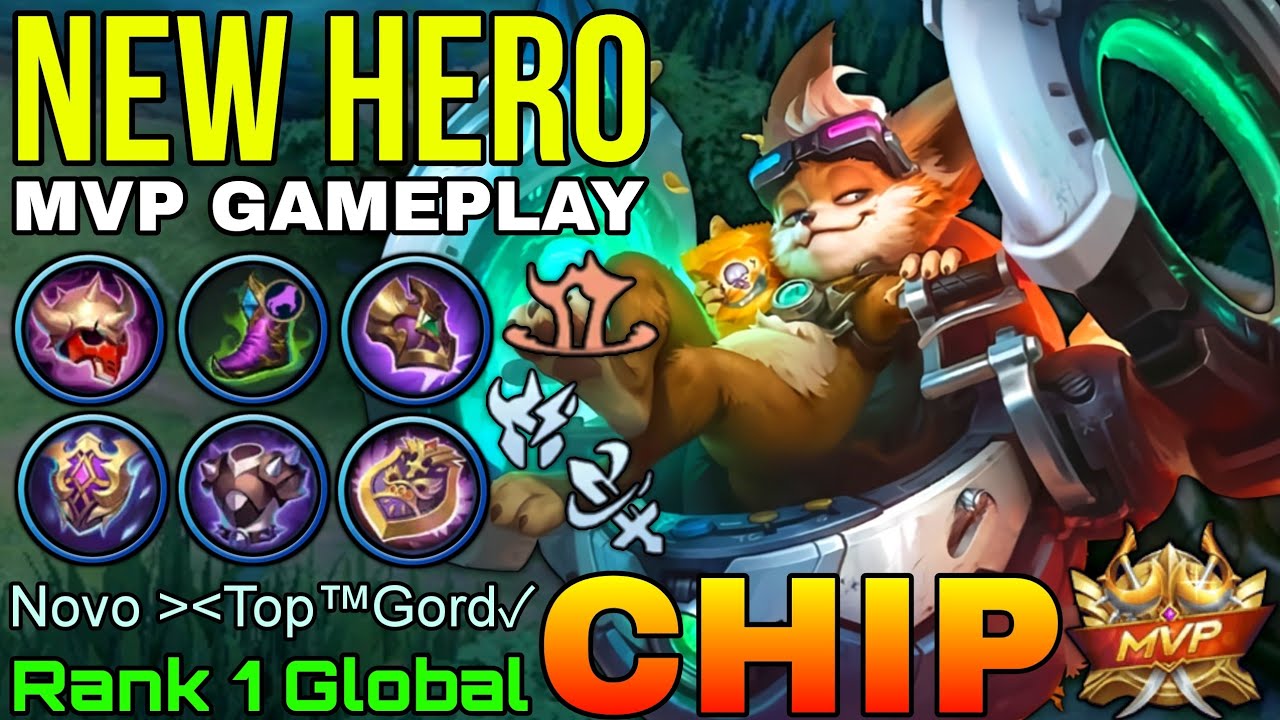 New Hero Chip MVP Build - Top 1 Global Chip by Novo Top™Gord - Mobile ...