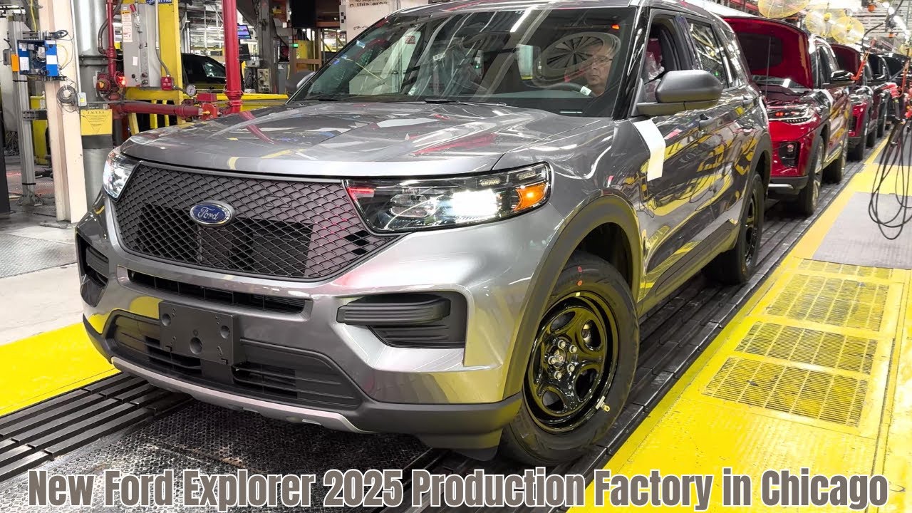 New Ford Explorer 2025 Production Factory in Chicago - YouTube