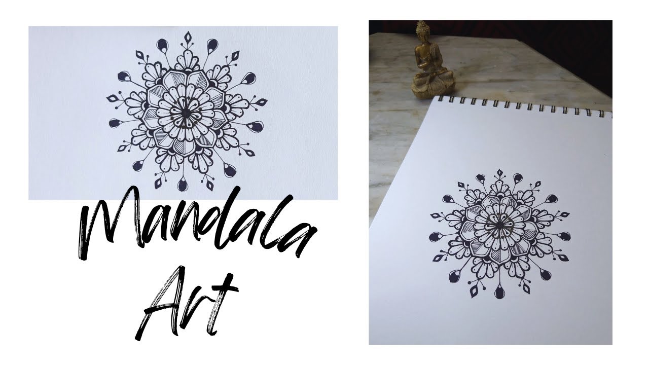 Easy Mandala Art for beginners | How to Make Mandala Art #mandala - YouTube