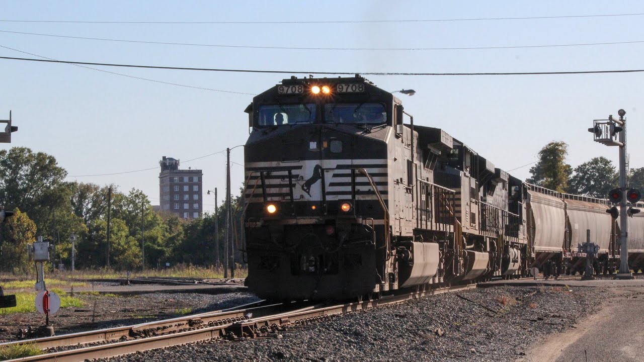 NS P98 Passes Downtown Goldsboro - YouTube