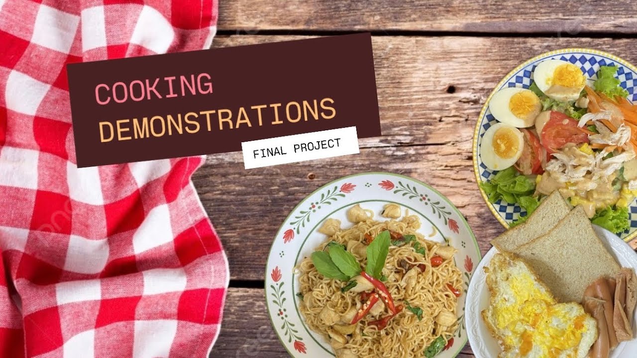 Final project “ Cooking demonstrations “ 🤍 - YouTube