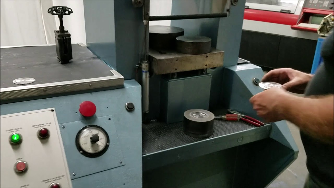 Mario Di Maio 500 Ton Coning Press offered by Larry Razza - YouTube