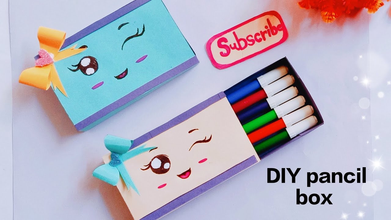 DIY cute paper pancil box idia # original paper pancil box # simple # ...