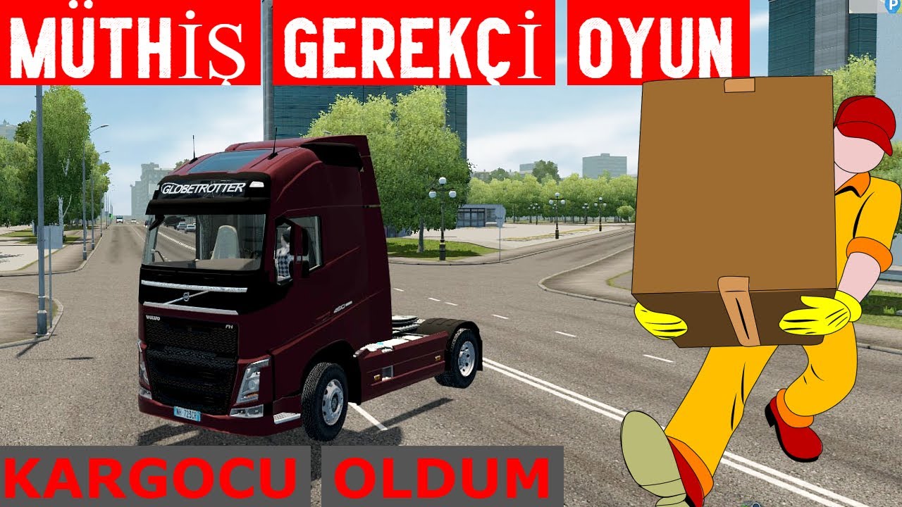 EFSANE GERÇEKÇİ OYUN! VOLVO İLE KARGOCULUK YAPTIM! MÜTHİŞ VOLVO TIR ...
