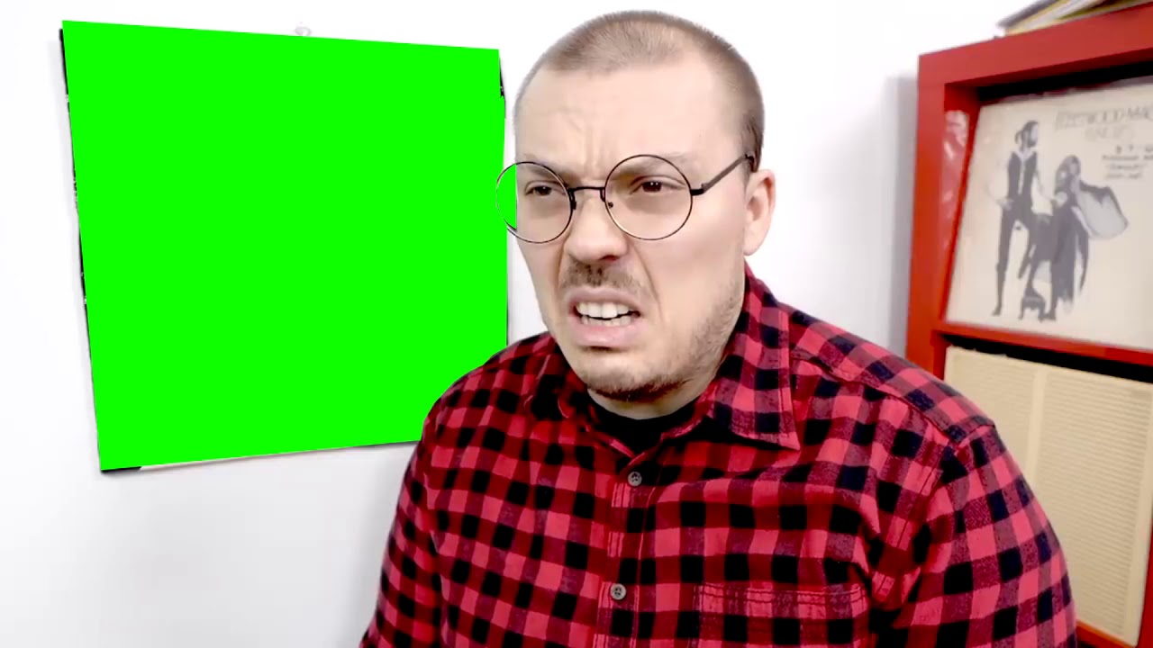 Extremely low effort Anthony Fantano greenscreen template - YouTube