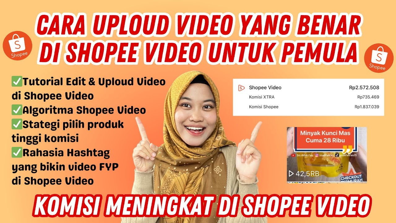 PEMULA WAJIB TAU ‼️Cara Uploud Video Yang Benar di SHOPEE VIDEO - YouTube