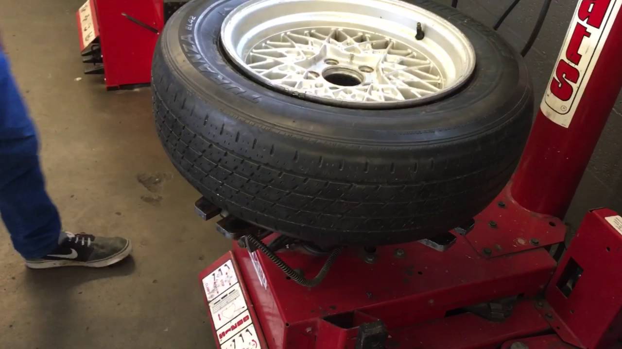 how to dismount and mount a tire - YouTube