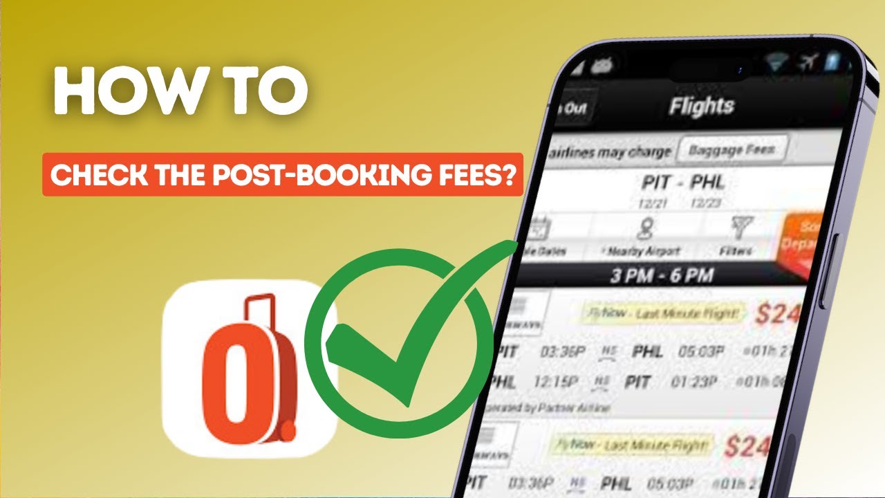 How to check the post-booking fees in CheapOair? - YouTube