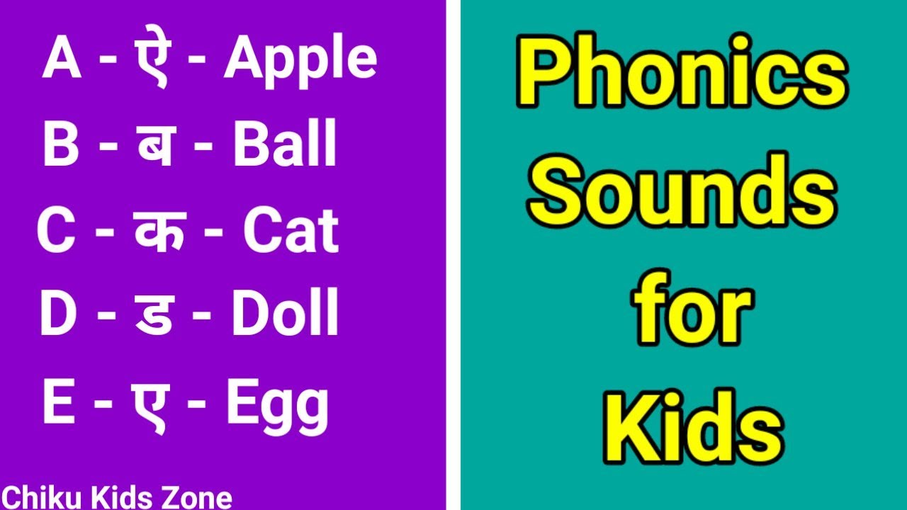 Phonics Sounds for Kids।Phonics for beginners। बच्चों को Phonics कैसे ...