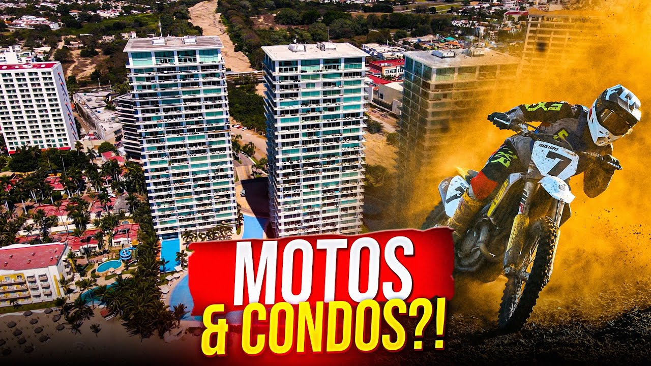 Feliz López and friends do Motocross training next to Luxury Condos ...