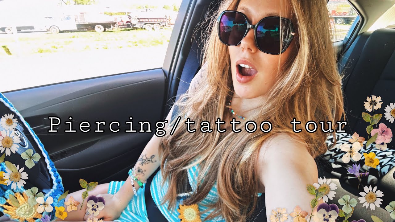 Piercing/tattoo tour of my 12 tattoos and 20+ piercings - YouTube