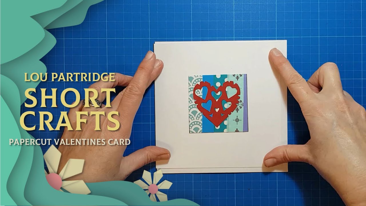 Lou Partridge Artist - Love Heart Valentines Card - YouTube