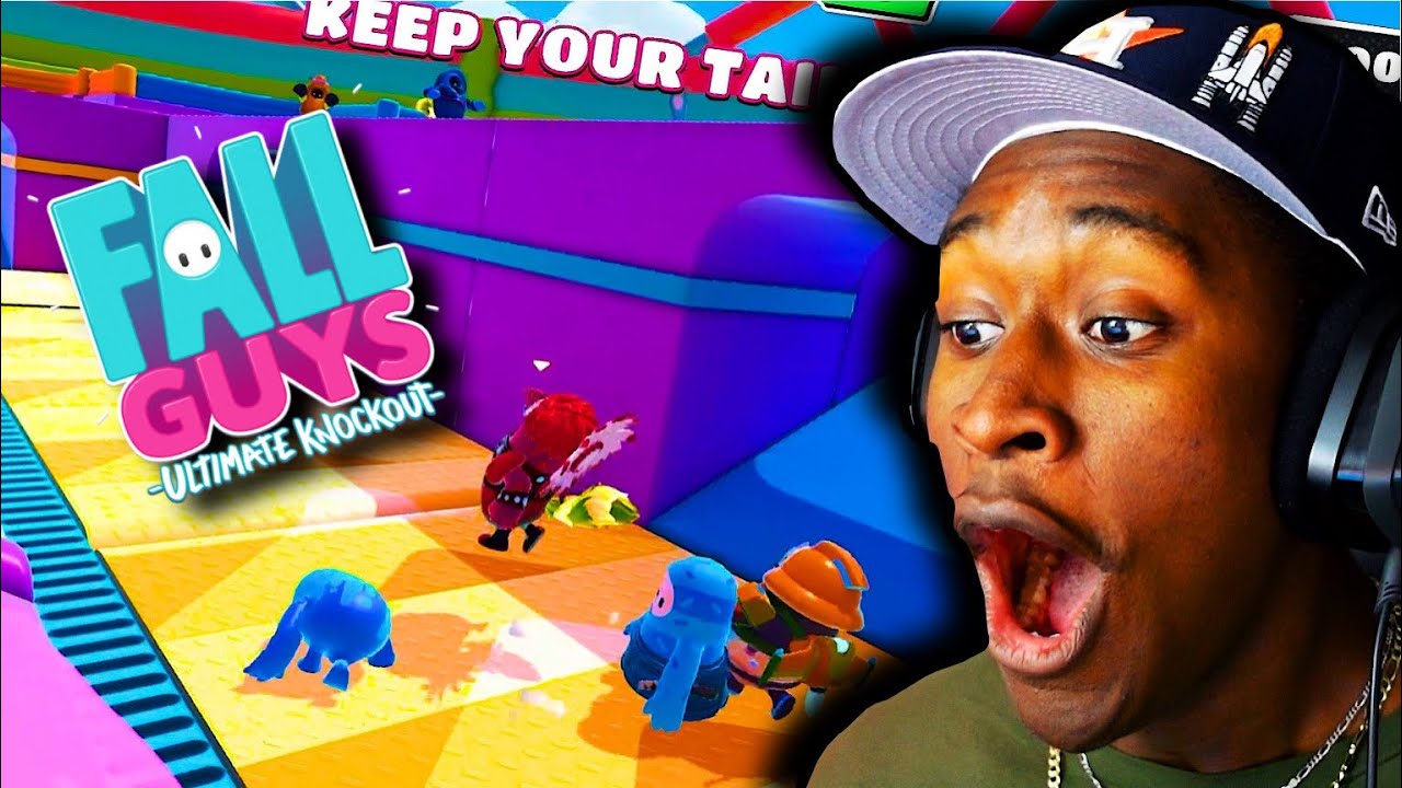 No wonder this game fell off so fast, ITS HARD...pause - Fall Guys ...