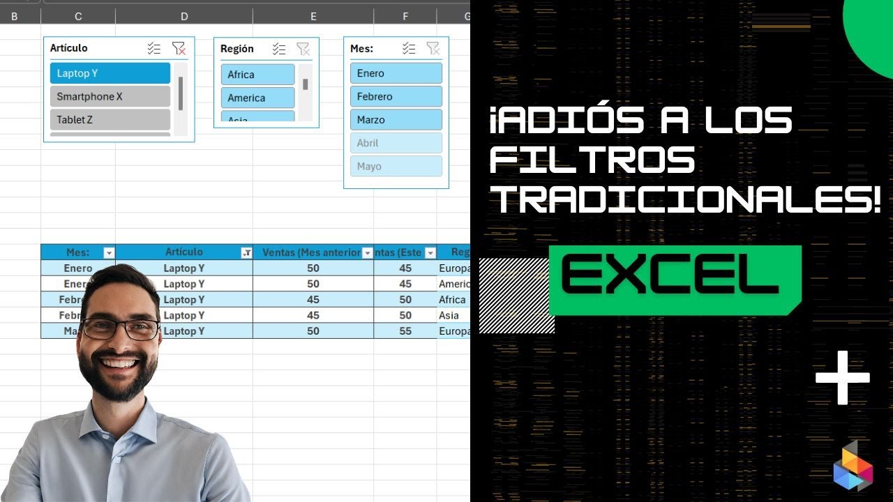 Crea filtros con botones en Excel: análisis más rápido y eficiente ...