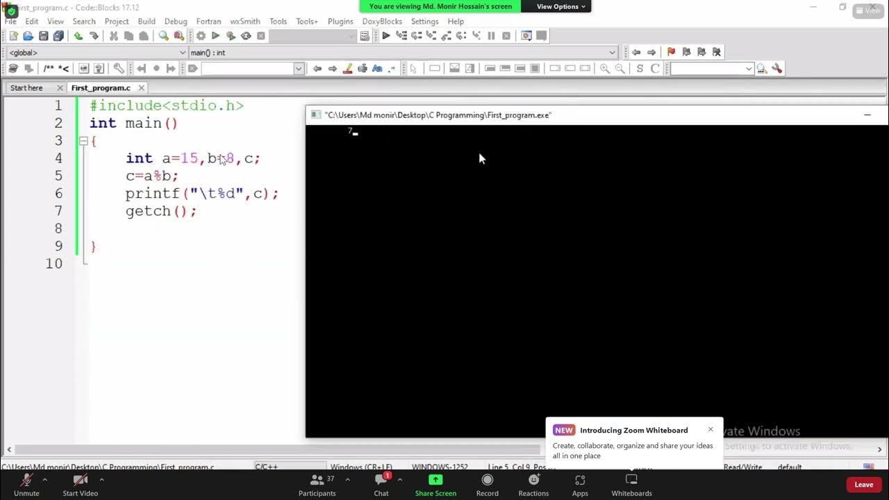 CSE | Structure, Data type, Variables and Arithmetic functions | Class ...