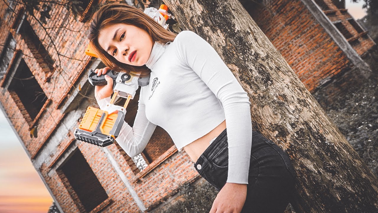 Trailer Hot Girl Nerf Guns Join Special Missions League Nerf War ...
