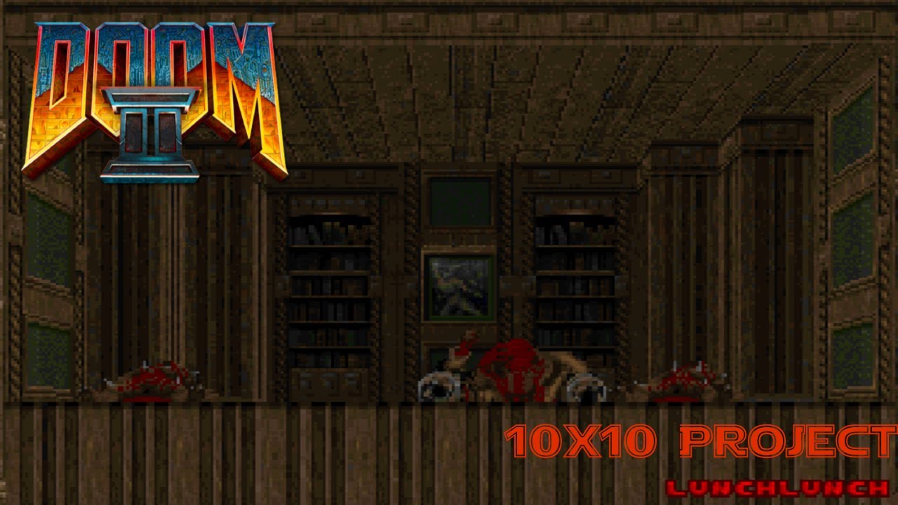 [고전게임] 둠2 10x10 project 연습 // [Doom 2] 10x10 project playthough - YouTube