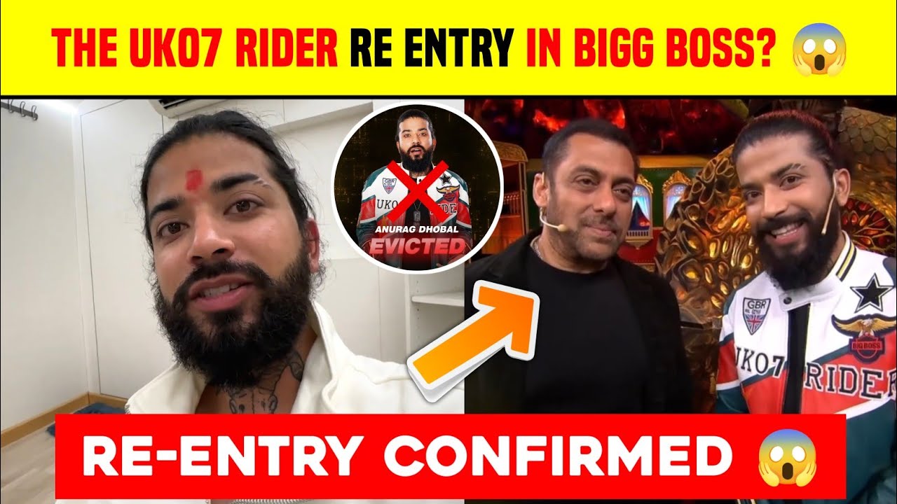 The UK07 Rider Re Entry In Bigg Boss 17 🔥😱 Confirmed? | Anurag Dobhal ...