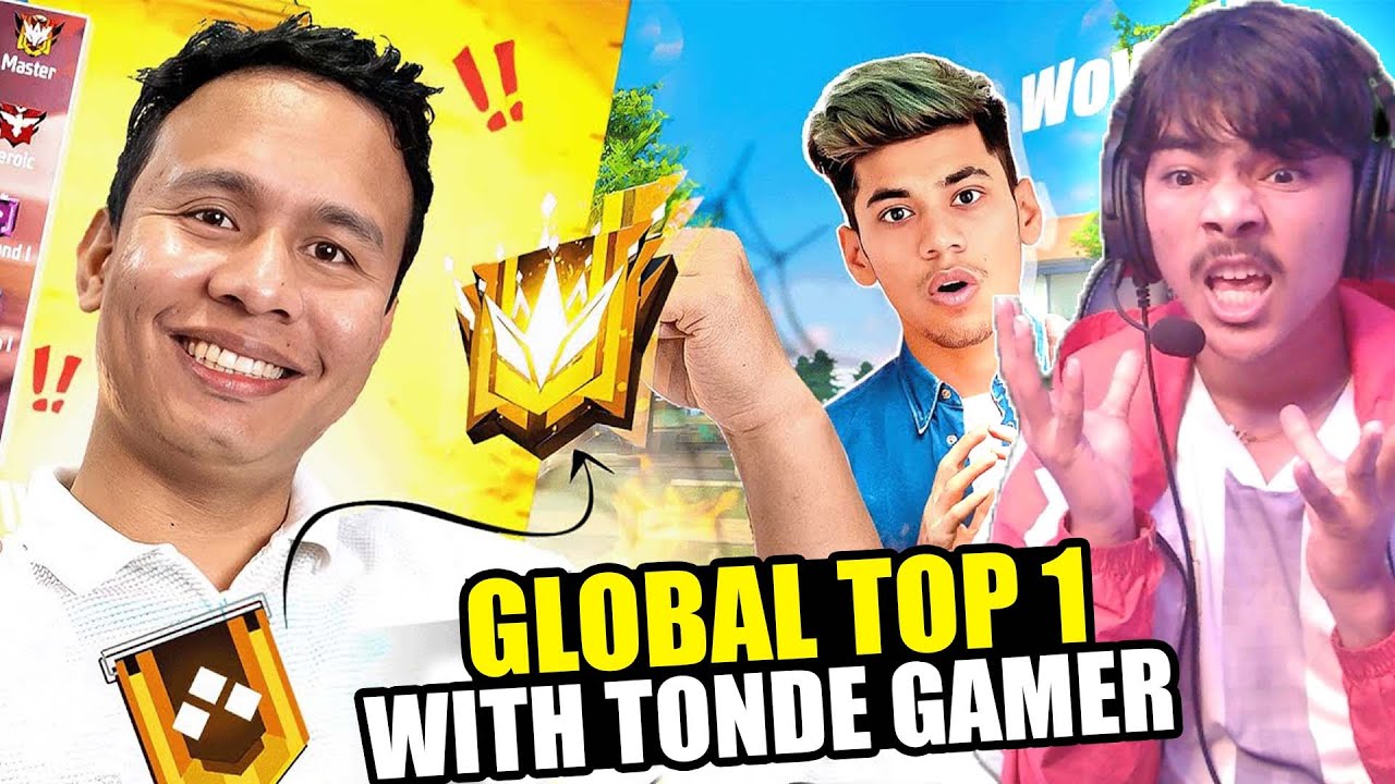 Playing with Global Top 1 Player @TondeGamer @UnGraduateGamer 😱 Last ...