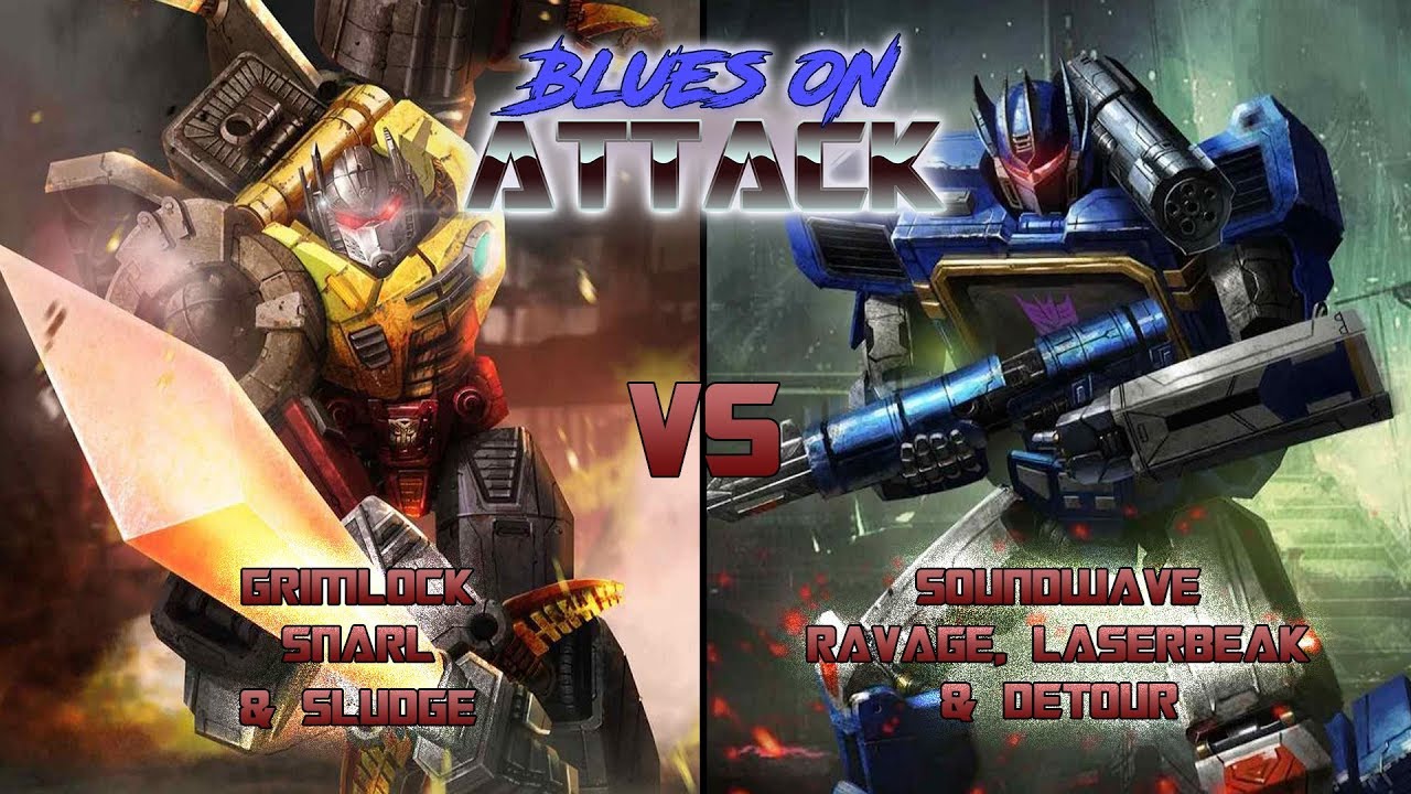 Transformers TCG: Grimlock, Snarl & Sludge VS Soundwave, Ravage ...