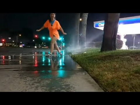 Jewel Mania rancid Takes Wash in The Gas Stations Water Sprinklers JR ...