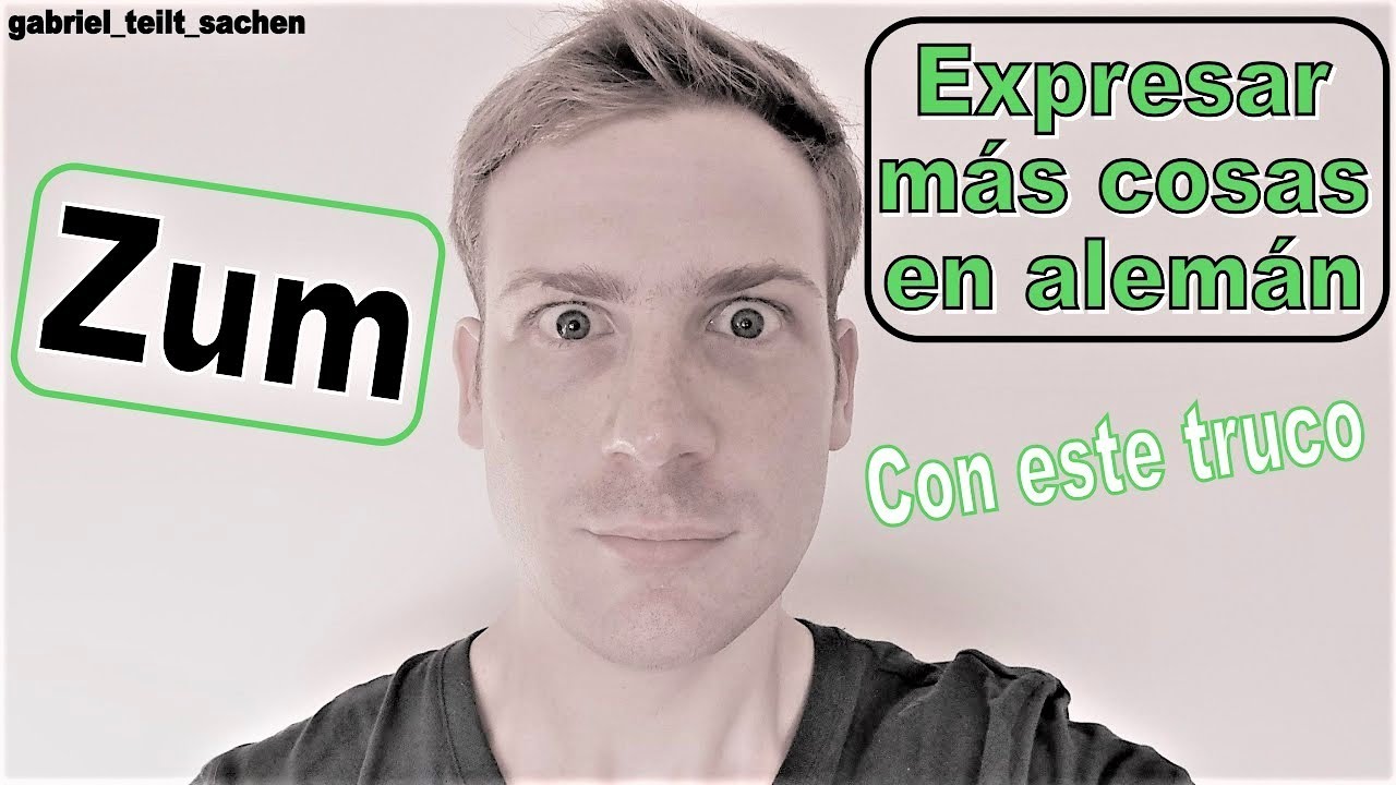 "Zum" en alemán - Cómo expresar FACILMENTE finalidad en alemán ...