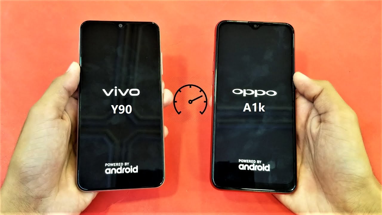 Vivo Y90 vs Oppo A1k - Speed Test! - YouTube