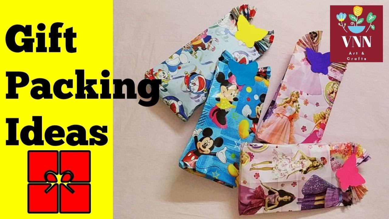 Gift Packing Idea DIY - VNN Arts & Crafts - YouTube