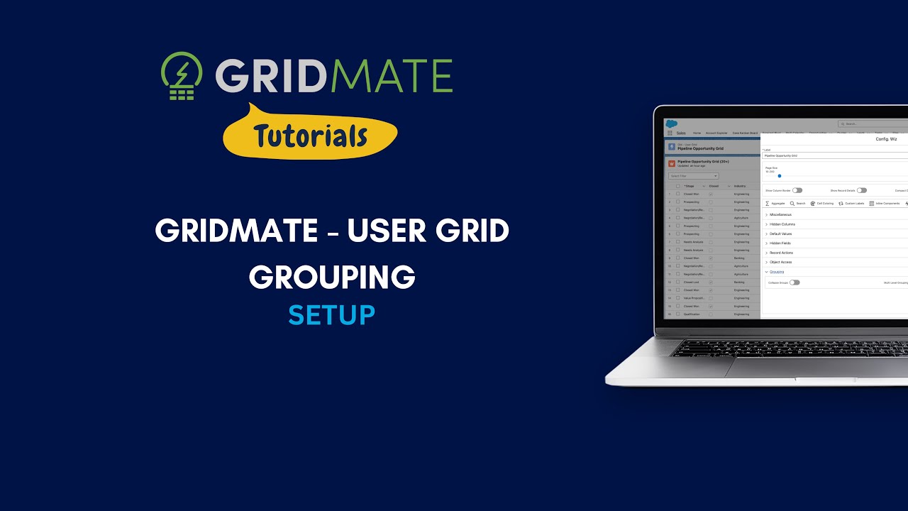 GridMate - User Grid - Grouping - YouTube