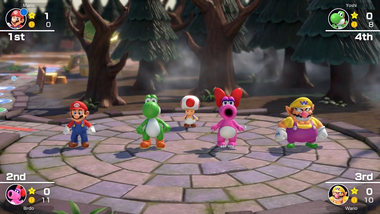 Mario Party Superstars #419 Horror Land Mario vs Wario vs Birdo vs ...