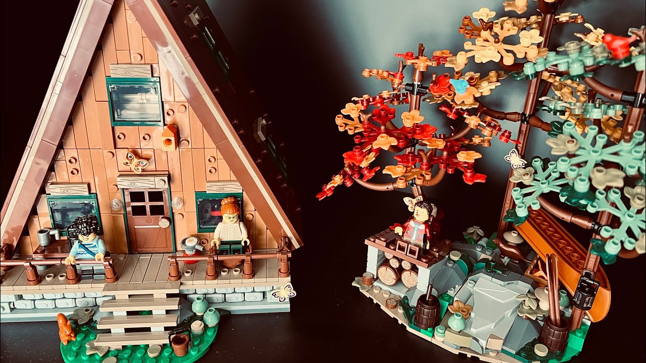 LEGO Frame Cabin - full Build!! - YouTube