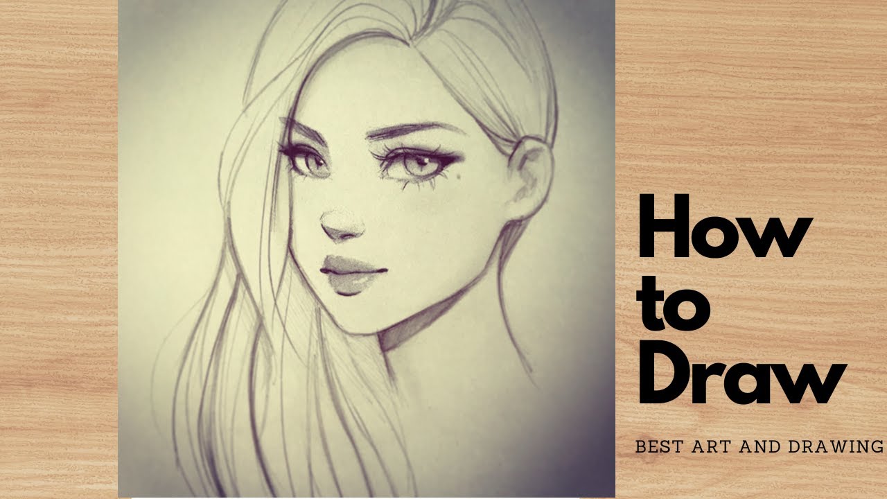 How to Draw a Girl Face Step by Step | Easy Drawing Tutorial for ...