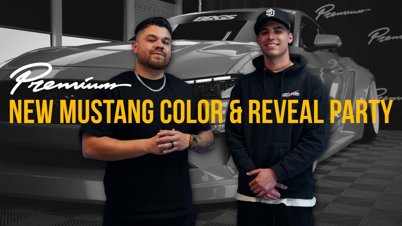 WE WRAPPED CHRIS BORGES MUSTANG & THREW A REVEAL PARTY - YouTube