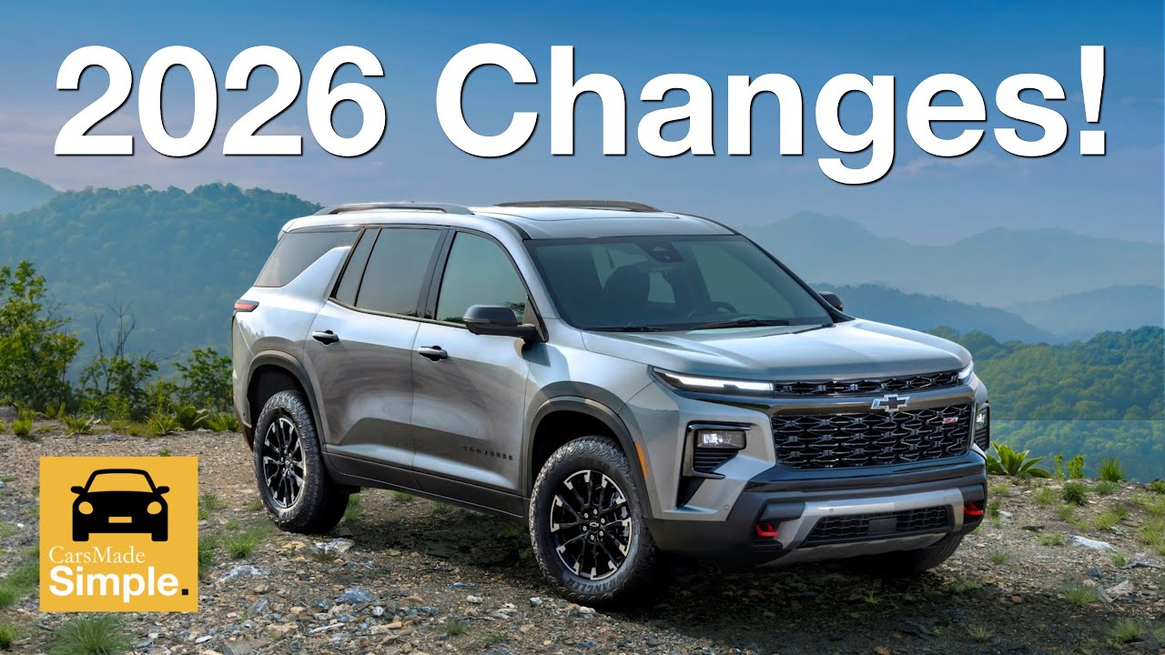 2026 Chevy Traverse Full Change List | New Colors, Digital Key Coming ...