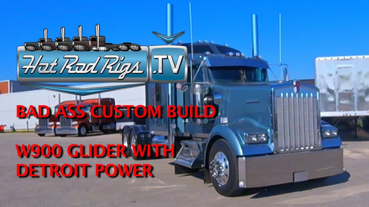 CUSTOM IRON ON A BRAND NEW W900 GLIDER - BUILT BY THE BEST - HOT ROD ...