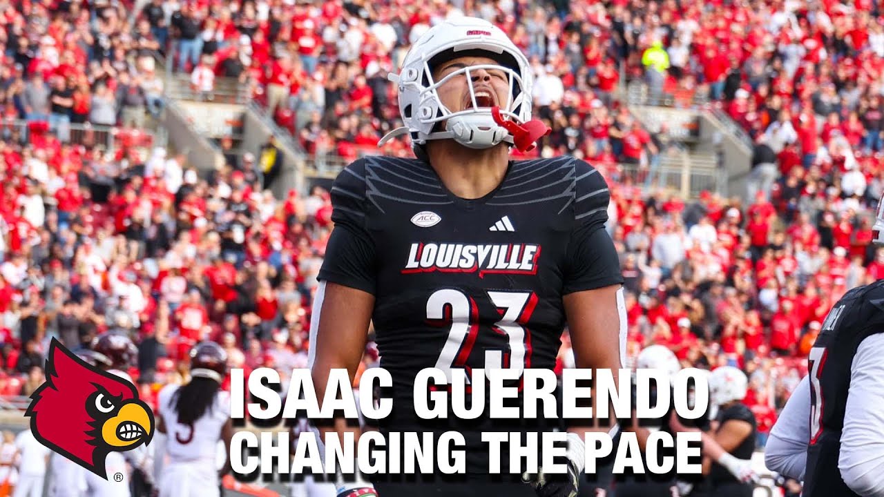 Louisville RB Isaac Guerendo: Changing The Pace - YouTube