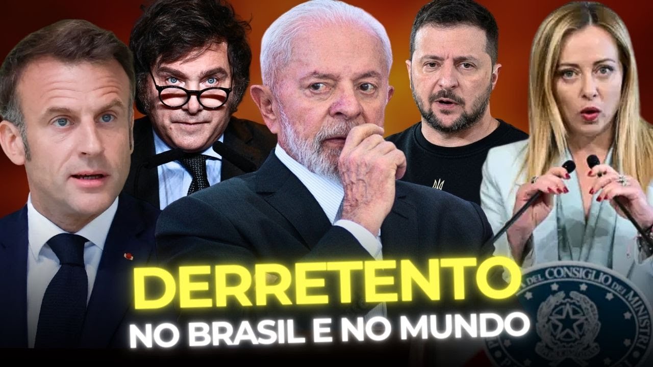 NINGUÉM QUER FICAR PERTO DELE NO G7! APOIO A LULE DESPENCA ATÉ NO ...