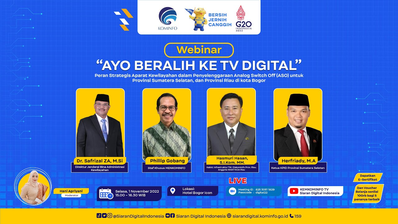 Webinar Ayo Beralih ke TV Digital - YouTube