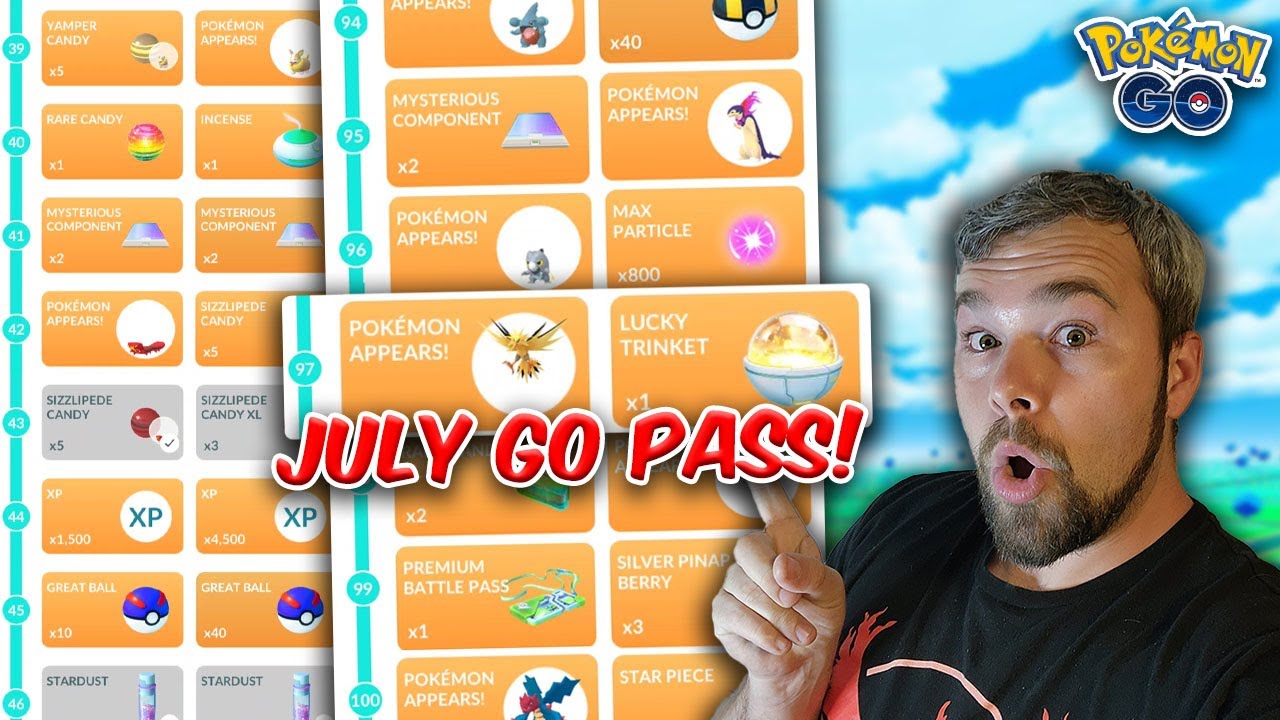 July GO Pass Complete & THIS Is What We Got! (Pokémon GO) - YouTube