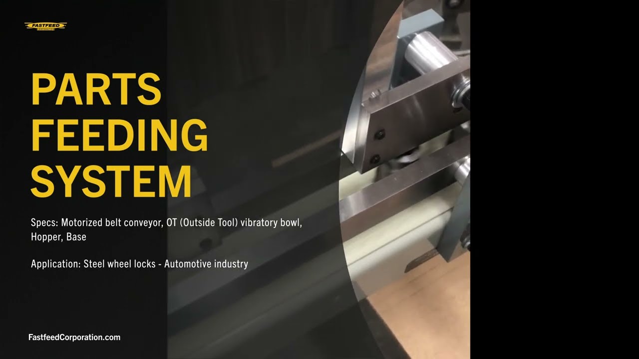 Part Feeding System for Steel Wheel Locks - Fastfeed Corporation - YouTube