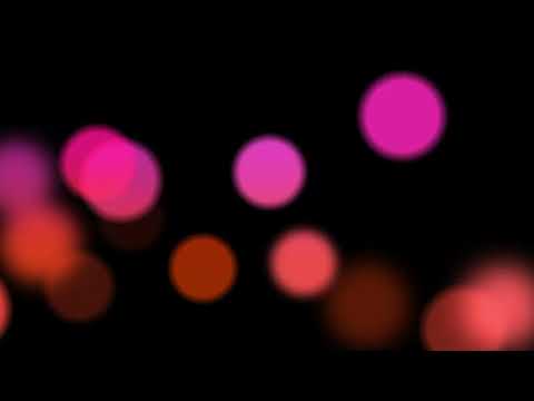 Vibrant Pink and Orange Bokeh Lights | 4K Soothing Screensaver