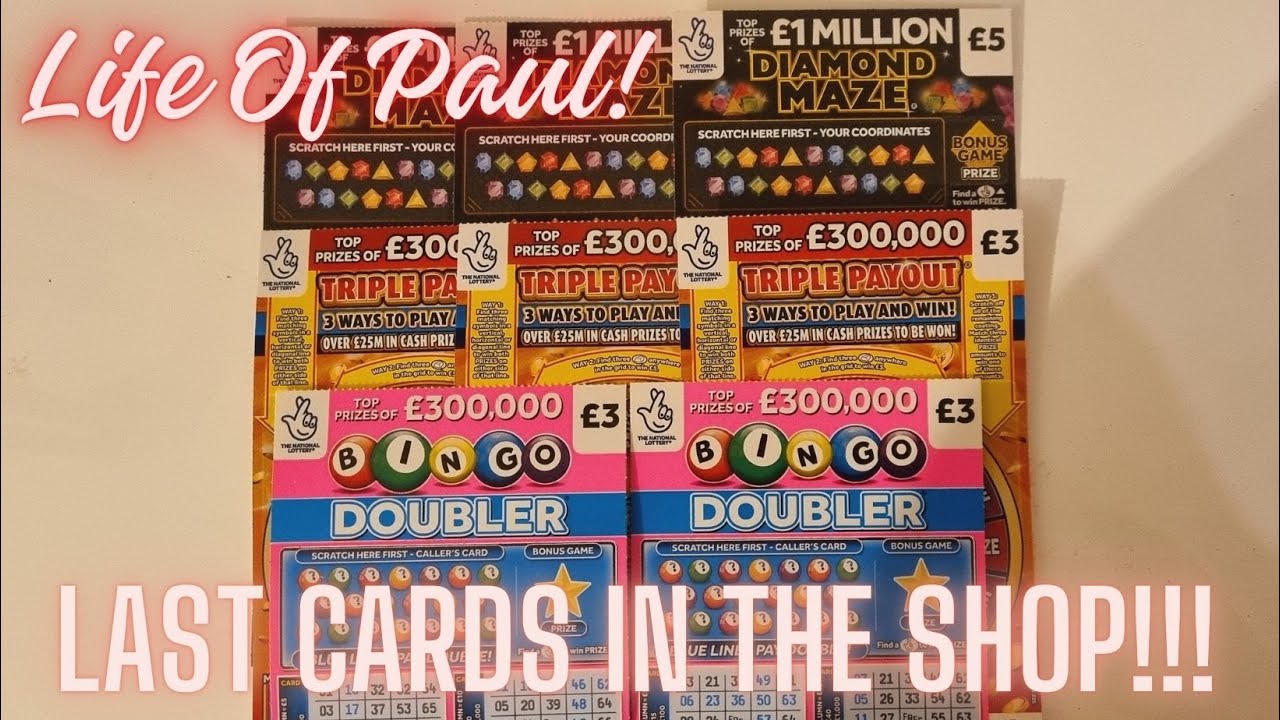 A mix of lotto scratch cards. How many of these scratch cards will be ...