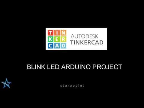 Blink LED Arduino Project Simulation in TinkerCAD - YouTube