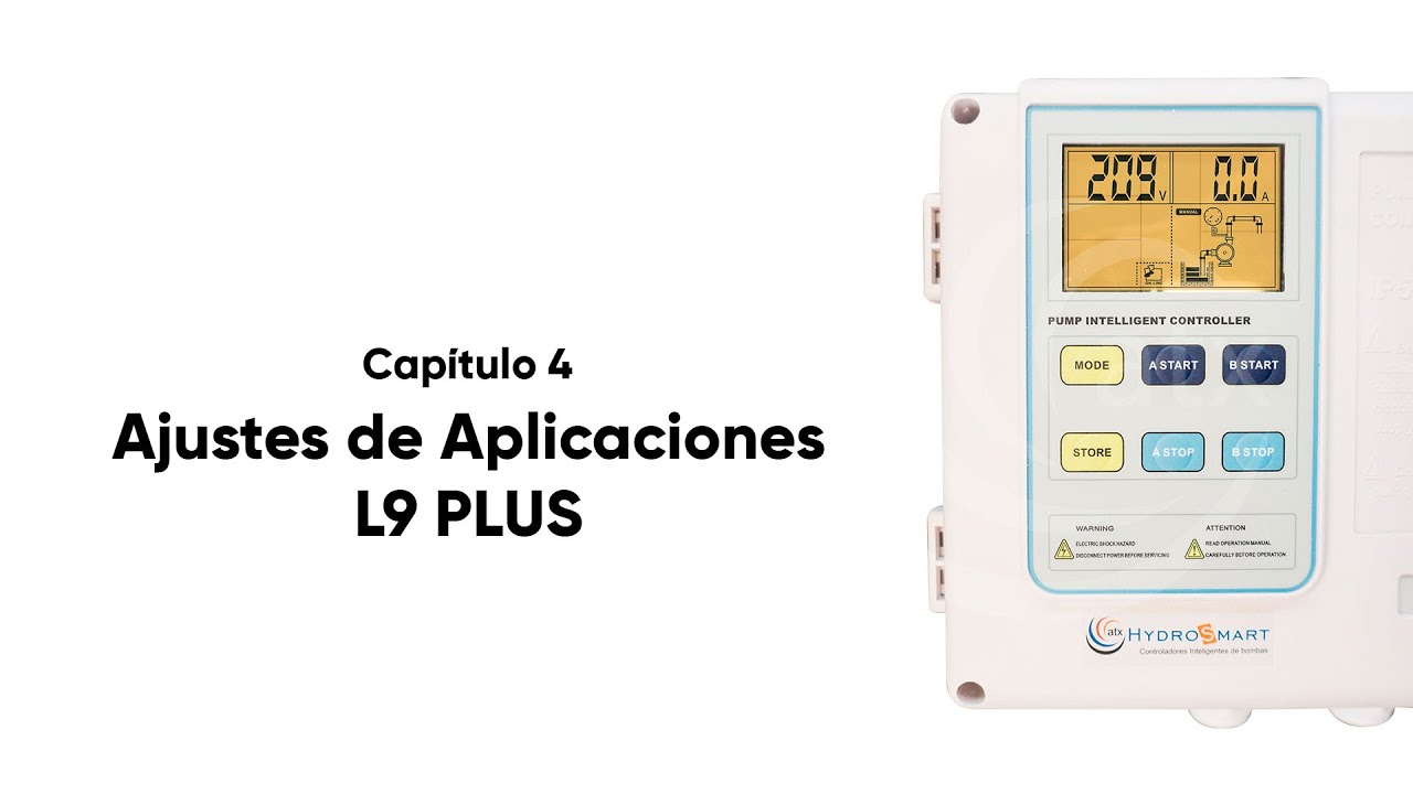Tutorial HydroSmart | Cap. 4 - Ajustar Aplicaciones HydroSmart L9 Plus ...